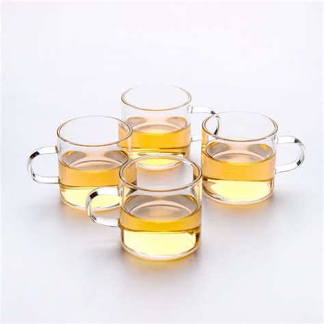 Glass Cup Drinkware Shot Glass Cups With Handle Grandado