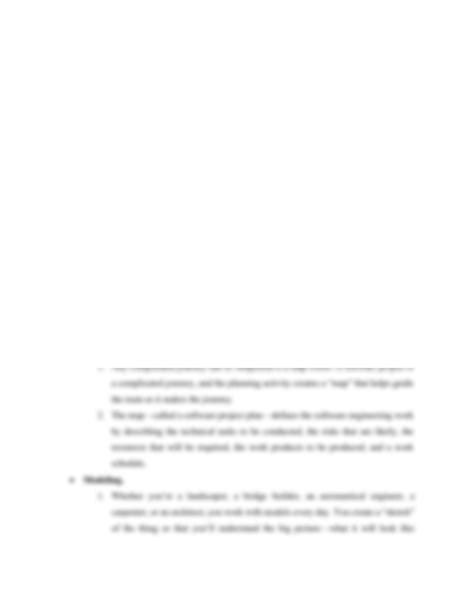 SOLUTION Software Engineering Framework Activities Studypool