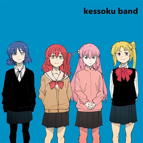 Vlaskaaaaa Gotoh Hitori Ijichi Nijika Kita Ikuyo Yamada Ryo Bocchi The Rock Weezer Band