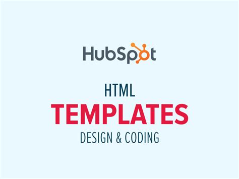Hubspot Html Email Template Design And Coding Upwork