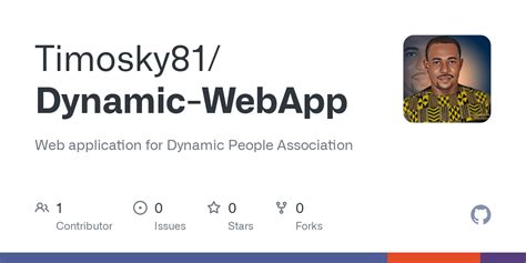 Github Timosky81dynamic Webapp Web Application For Dynamic People Association