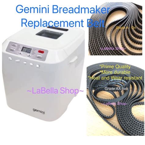 Gemini Breadmaker Replacement Belt Shopee Malaysia