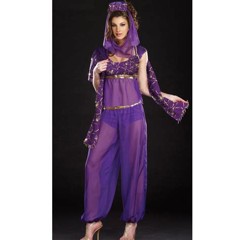 Sexy Genie Of The Lamp Fancy Dress Costume G2832