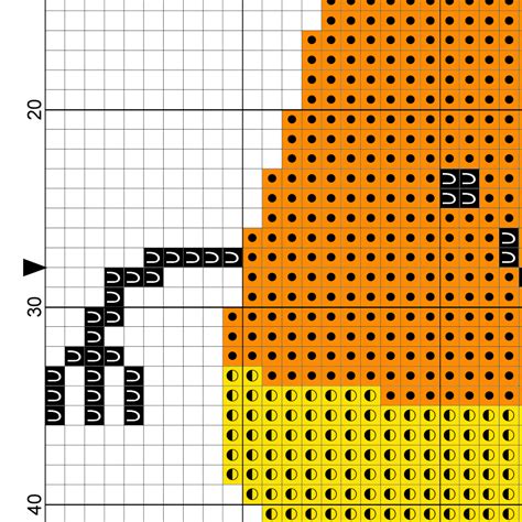 Happy Candy Corn Cross Stitch Pattern Daily Cross Stitch