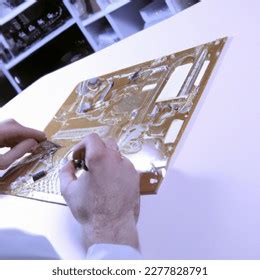 Photo Engineer Creating Pcb Design AI Generated Image Shutterstock