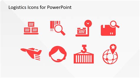 Logistics Icons For PowerPoint SlideModel