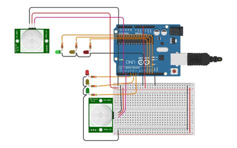 Circuit Design Traffic Light Schematic 3 Tinkercad