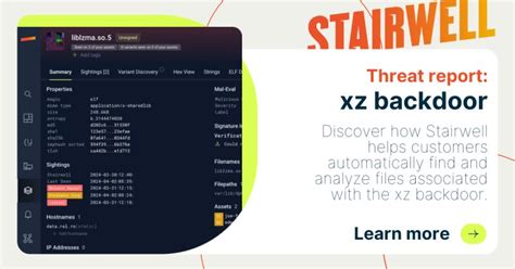 Stairwell On Linkedin Threat Report Xz Backdoor