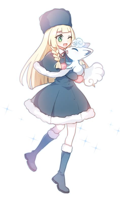 Lillie And Alolan Vulpix Pokemon And More Drawn By Sakuraihum Danbooru