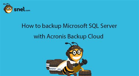 How To Backup Microsoft Sql Server With Acronis