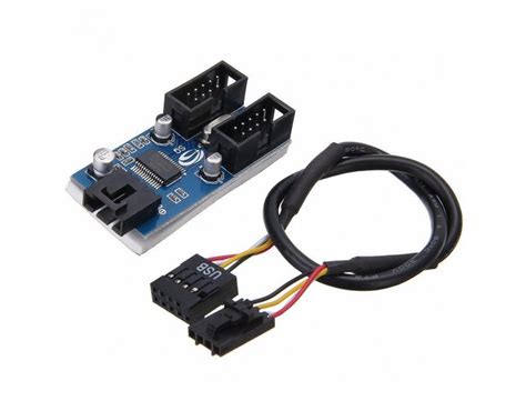 Internal USB 2 0 Motherboard Header Splitter Cable Hub Digitalpromo UK