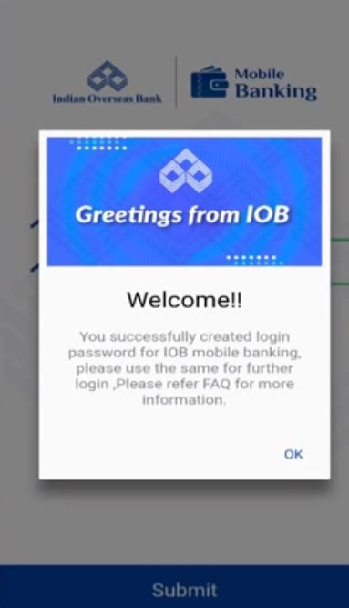 IOB Mobile Banking IOB Mobile App Registration Activation Login MPIN
