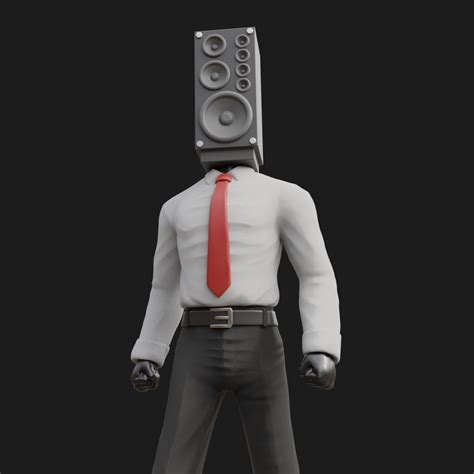 🔉 Big Speaker Man Skibidi Toilet Fan Art・Бесплатный Stl для 3d печать・cults
