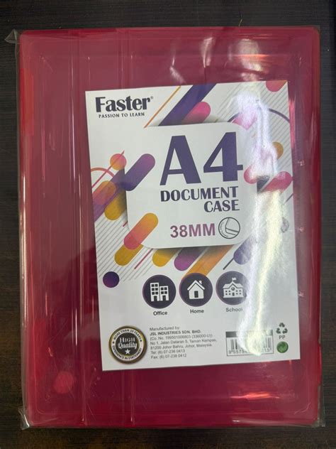 FASTER A DOCUMENT CASE File Folders Clipboard Jiwa Book Store 艺华书局
