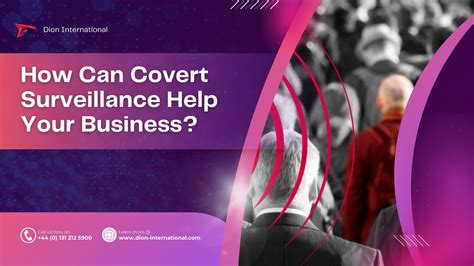 Can Surveillance Help Your Business Dion International