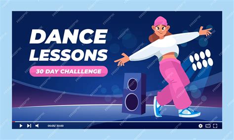 Free Vector Hand Drawn Dance School Youtube Thumbnail