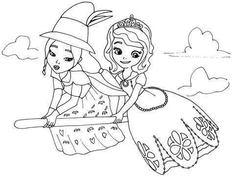 Sofia The First Coloring Pages