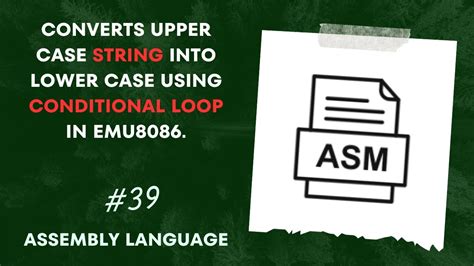 Transforming Uppercase Strings To Lowercase With Conditional Loops