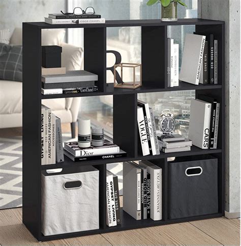 Стеллаж для Дома Перегородка Книжный Шкаф Из ДСП 8 Открытых Отсека Венге Магия — Купить