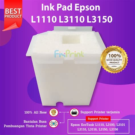 Busa Ink Pad Epson L1110 L3100 Bantalan Tinta Printer L3150 L3110