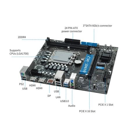 Motherboard H610m Mini Itx Lga 1700 Ddr4 H610 Gaming Motherboards Buy H610m Motherboard H610m