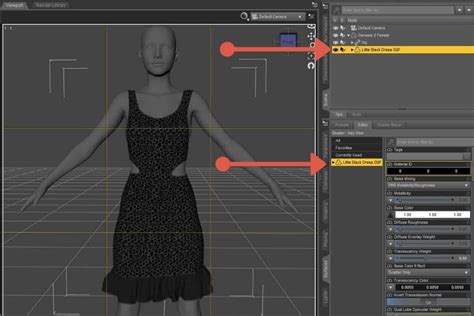 How To View The UV Maps In Daz Studio Nelmi D