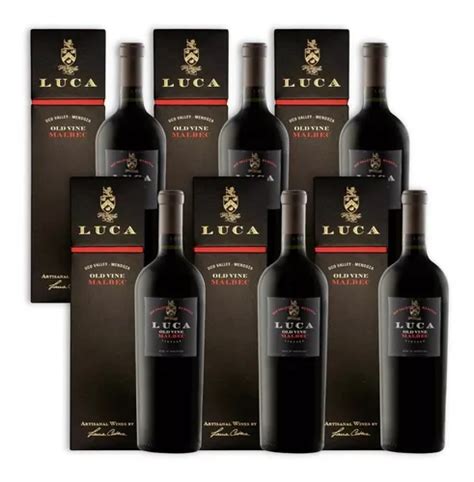 Vino Luca Old Vine Malbec Caja X6u 750ml Cestuche Mendoza Mismo