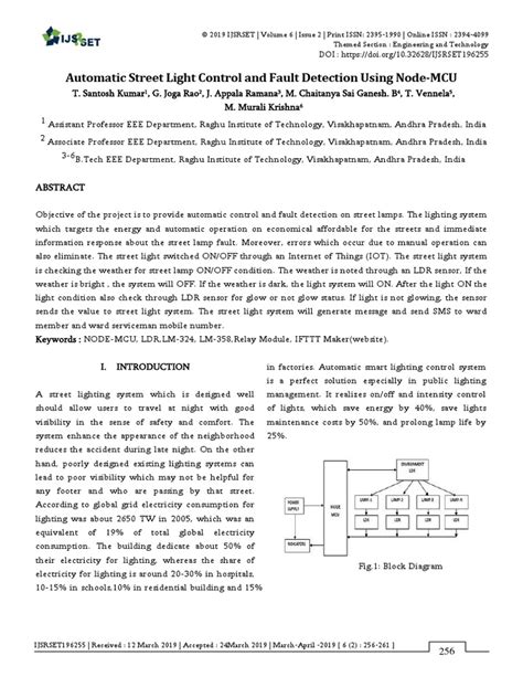 Automatic Street Light Control And Fault Pdf Operational Amplifier Amplifier