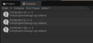 Unity小数点以下の数値を四捨五入して整数にするやり方 ともくんのゲーム作り部屋
