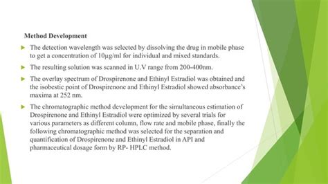 Simultaneous Estimation Of Uv Spectroscopy And Method Development And