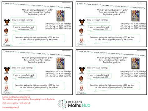 Solve Addition And Subtraction Two Reasoning Maths Year 4