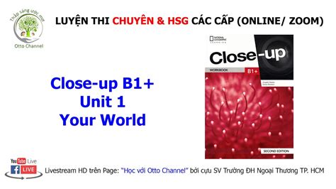 Close Up B1 Workbook Unit 1 Reading Page 4and5 Video 9 Youtube