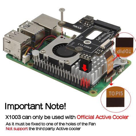 Pcie Hat Base For Raspberry Pi 5 With Makerdisk Nvme Ssd
