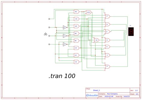 Bcd To Segment EasyEDA Open Source Hardware Lab