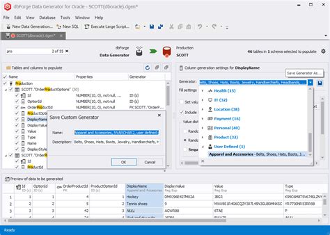 Create Unique Generators With Dbforge Data Generator 20 Devart Blog