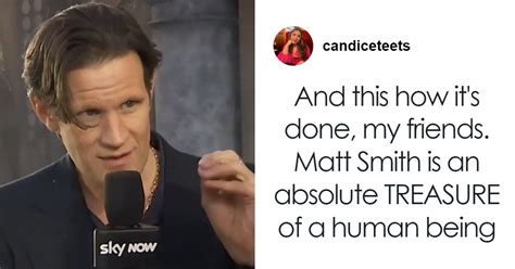 Sue Perkins Apologizes After Matt Smith Elegantly Corrects Her When She