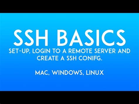 Simple Steps To Easily Create An SSH Config File On Your Mac