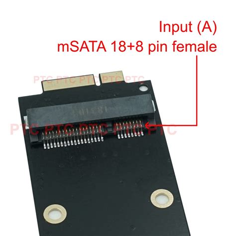 Msata Ssd To 2012 Macbook Pro Retina Imac A1398 177pin Ssd Convertor