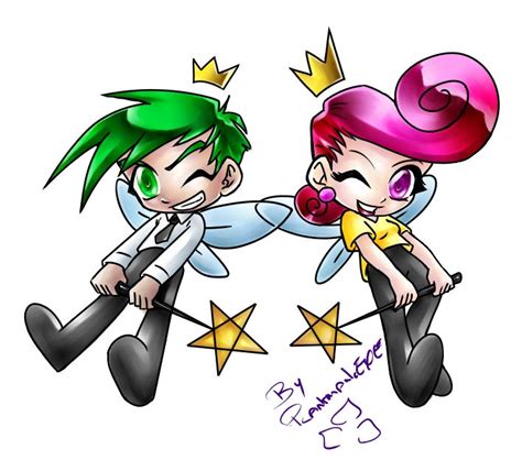 Fairly Odd Parents Cosmo Wanda By Plantman Exe On Deviantart