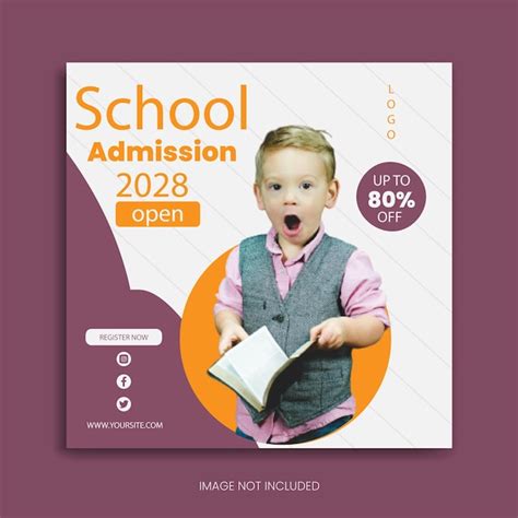 Premium Vector Education Banner Design Social Media Post Template