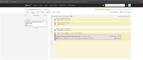 Static Analysis Of Javascript Applications With Sonarqube By First Line Outsourcing