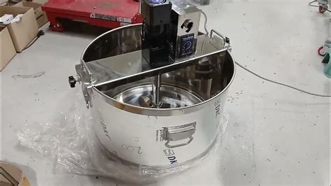 126리터 상부 분리형 교반기 [ 야채죽 혼합 교반 ] Youtube