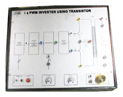 F PWM Inverter Using Transistor Trainer Adtron Technologies