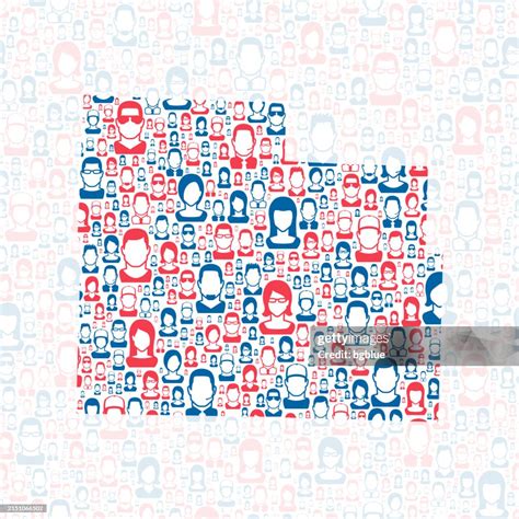 Cedar County Missouri Map With Blue And Red People High Res Vector Graphic Getty Images