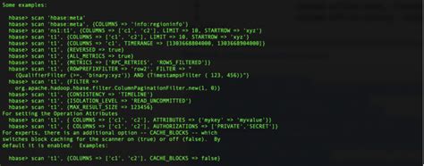 Hbase Scan Or Select The Table Spark By Examples