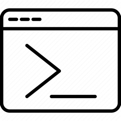 Code Script Terminal Sign Icon Download On Iconfinder