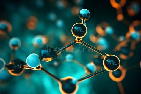 Science Molecular Structure Background With Atom Molecule Medical Concept Stock Image Image Of