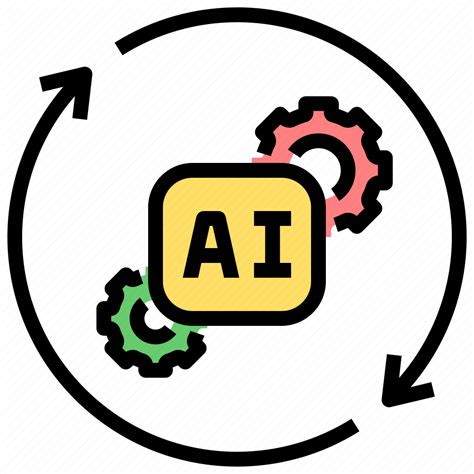 Automation Ai System Development Machine Learning Operation Icon