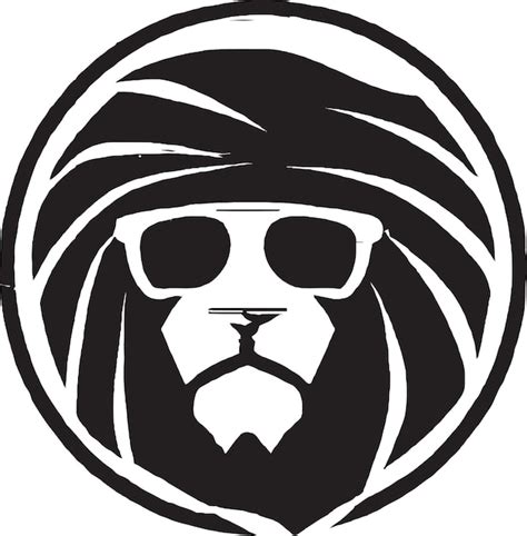 사자 포효 벡터 아이콘 모음 프리미엄 벡터