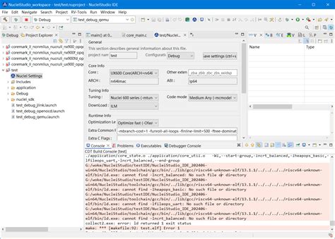 Cannot Find Lncrt Balanced No Such File Or Directory Nuclei Studio Supply Documents
